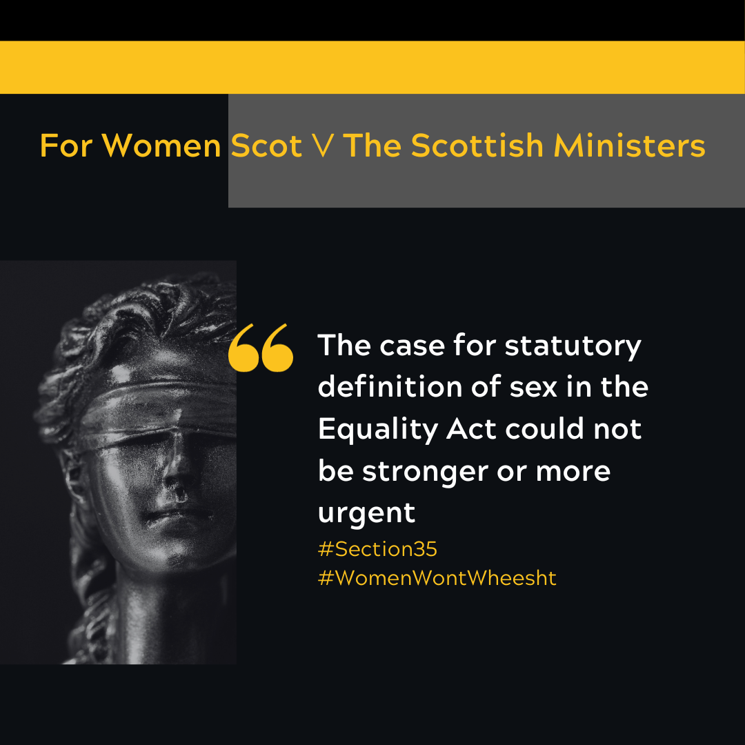 For Women Scot Vs The Scottish Ministers (2023) - Woman's Place UK